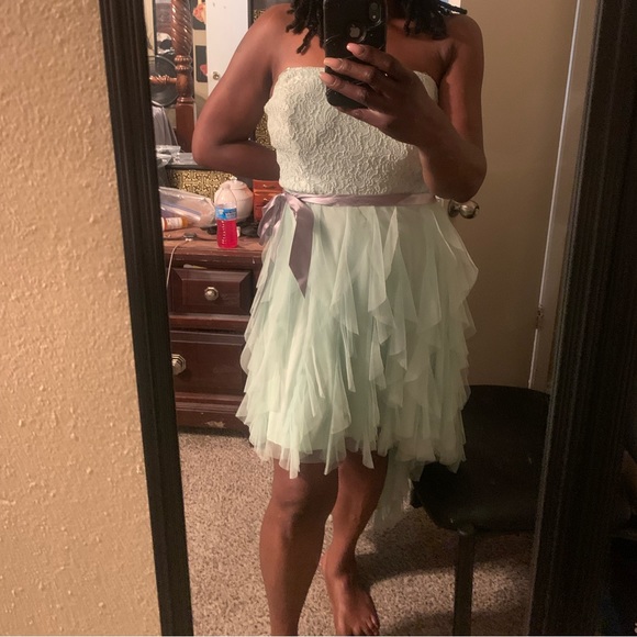 Deb | Dresses | Light Green Semi Formal Dress | Poshmark